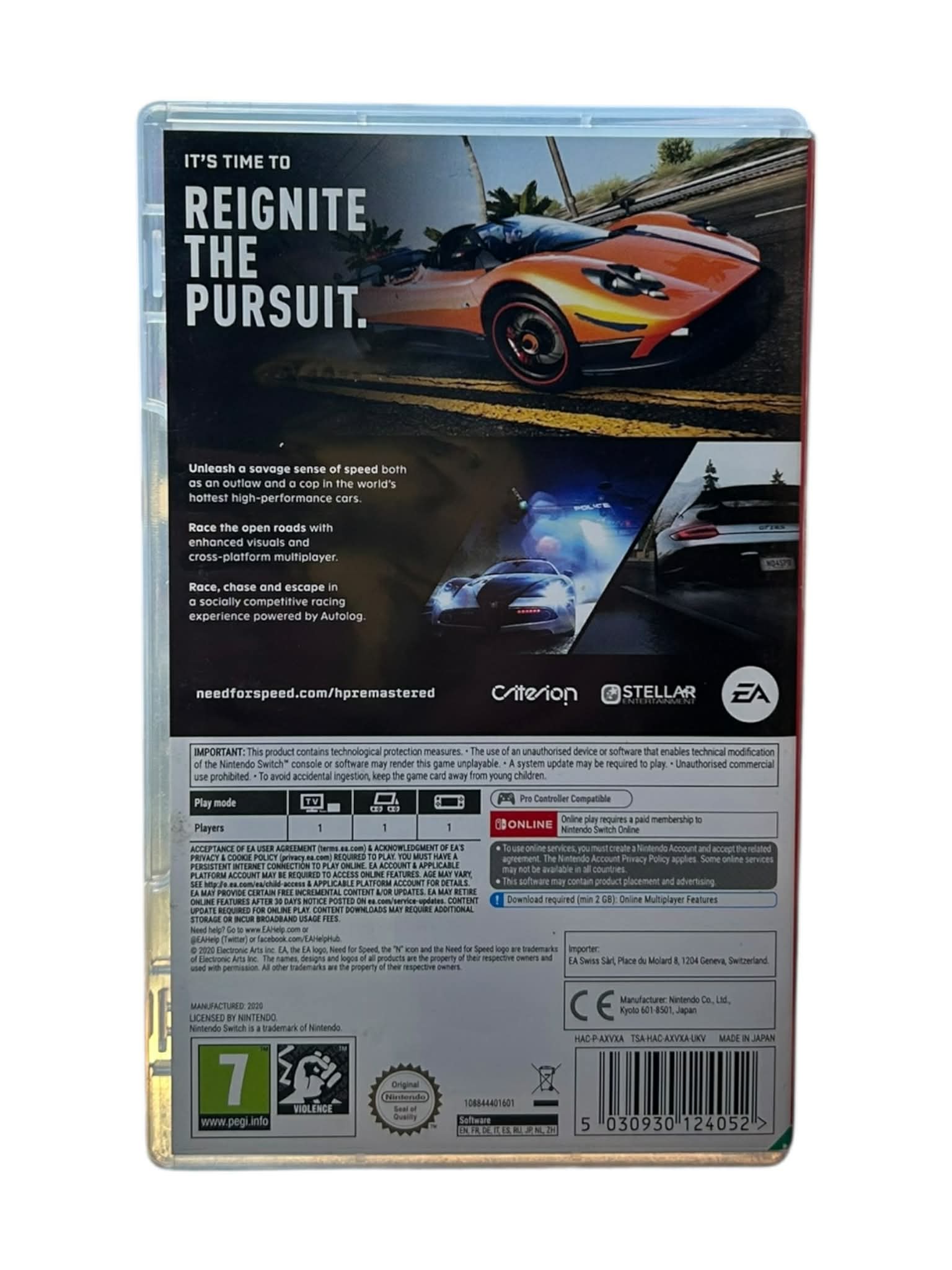 Pre-owned Need for Speed: Hot Pursuit Remastered (7) - Switch Game ...